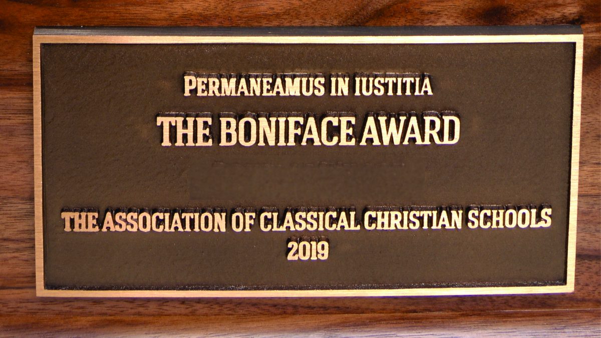 The Boniface Award - Association of Classical Christian Schools (ACCS)
